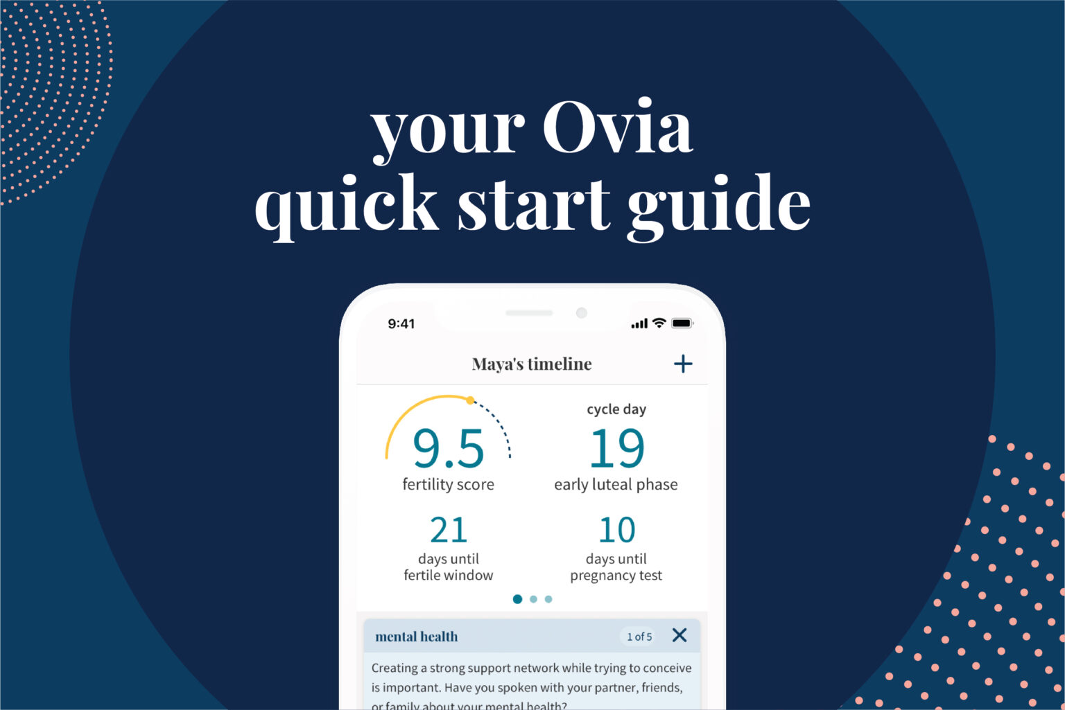 How to use the Ovia app