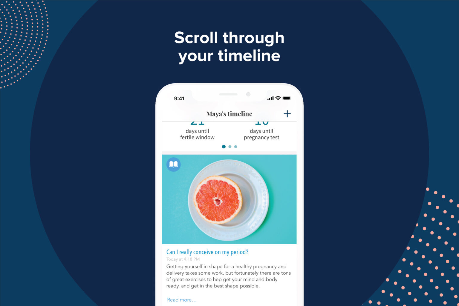 How to use the Ovia app
