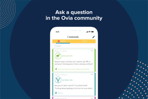 How to use the Ovia app